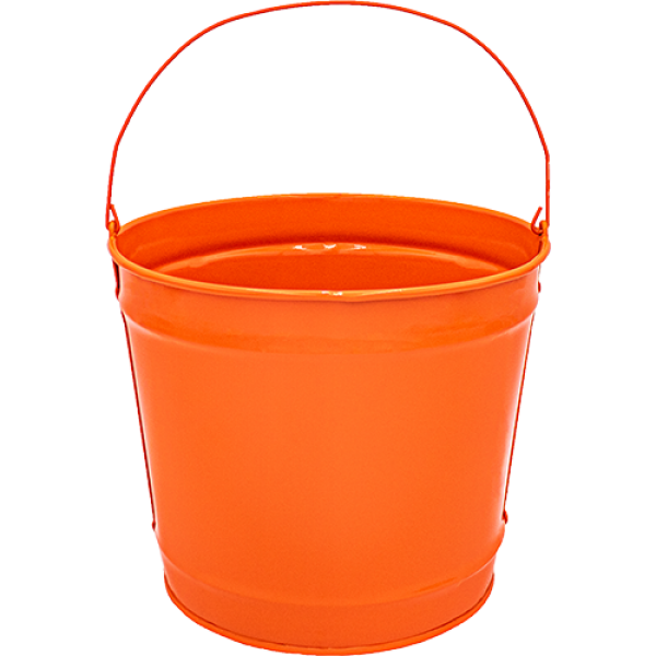 10 Qt Powder Coated Bucket - Orange Peel 319
