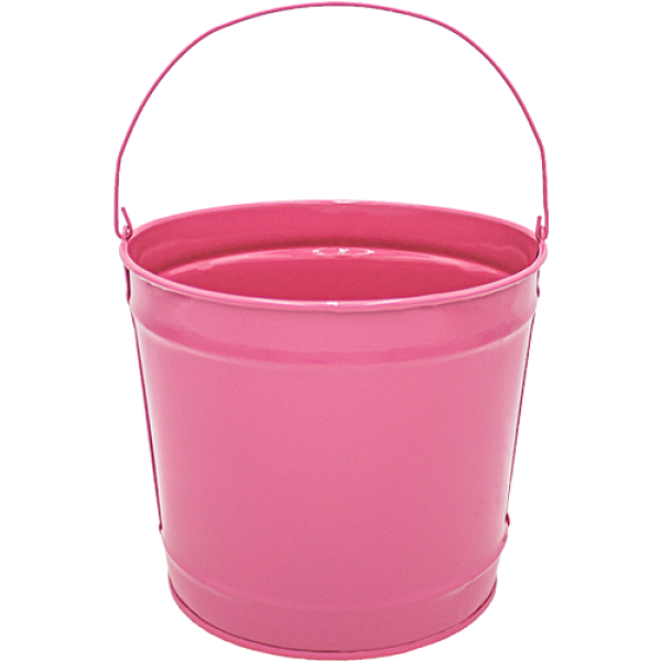 10 Qt Powder Coated Bucket - Pink Radiance 309
