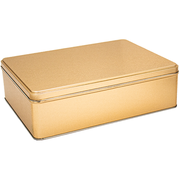12 Rect Gold - Jumbo (12 Rect 300) - Rectangles - Tins & Cans