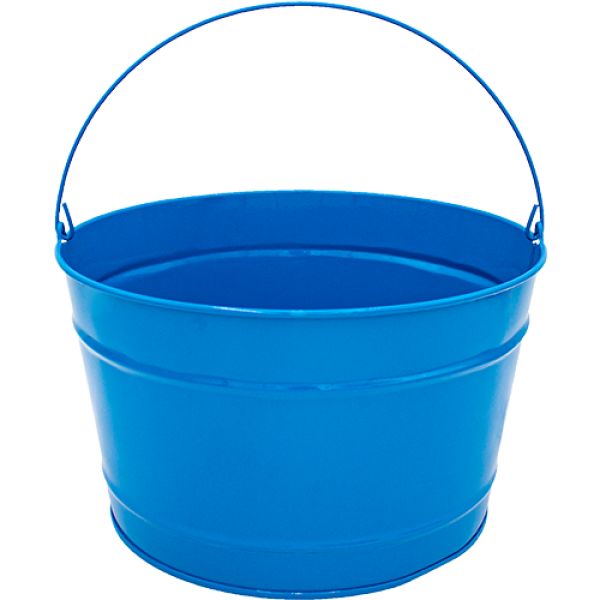 16 Qt Powder Coat Bucket - Sky Blue 320