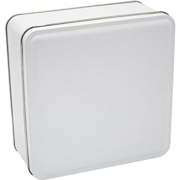 2 Sq White - 2 Square 210 - Squares - Tins & Cans