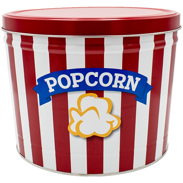 15T Blue Ribbon Popcorn - 2 Gallon Tapered (15T) - Popcorn Cans - Tins ...