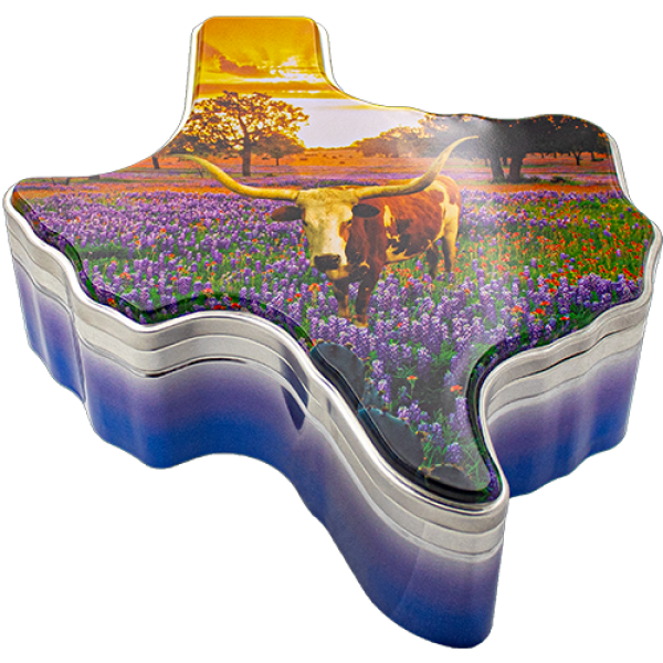 Texas Shaped Can - Longhorn